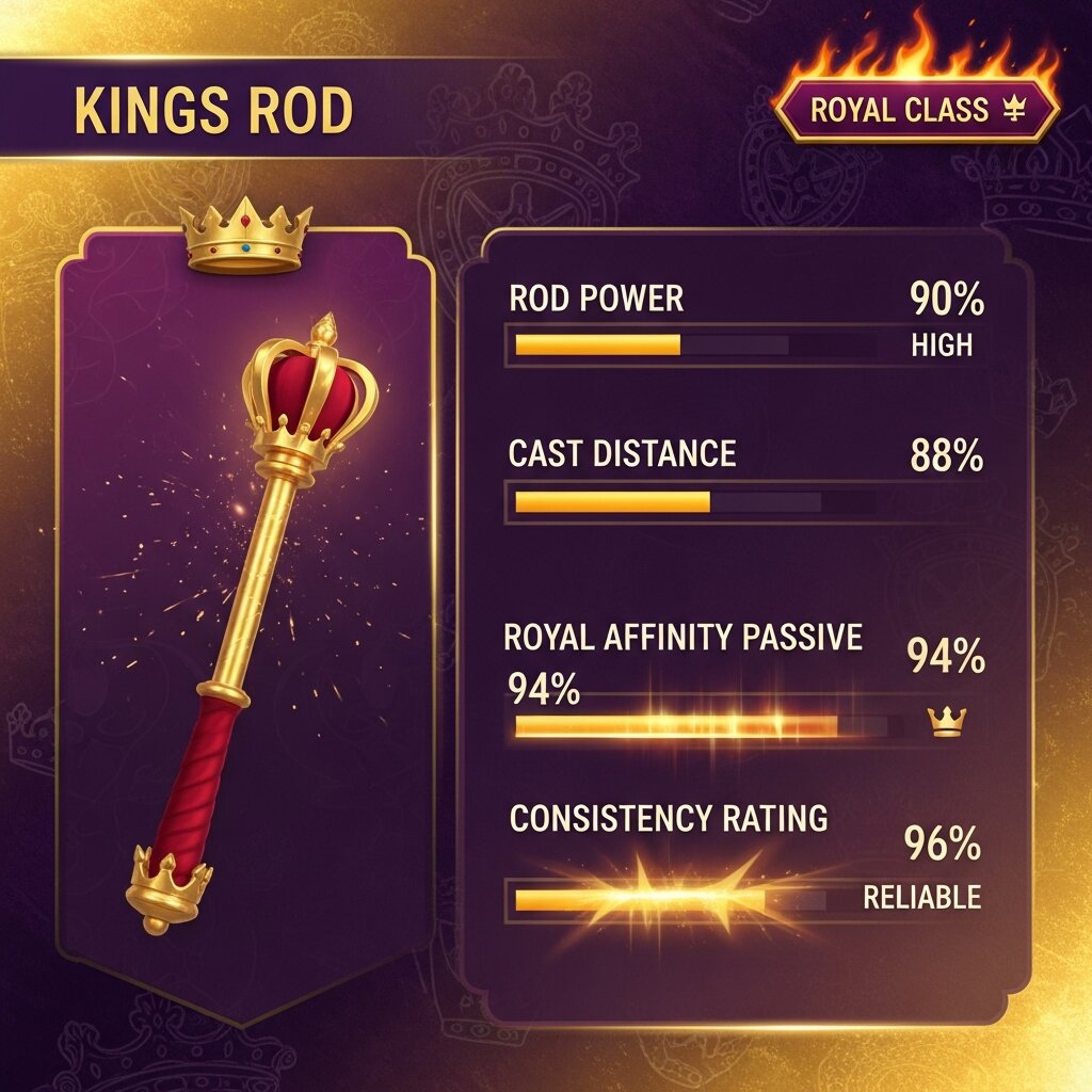 Kings Rod Fisch: Stats, Enchants & Full Guide 👑