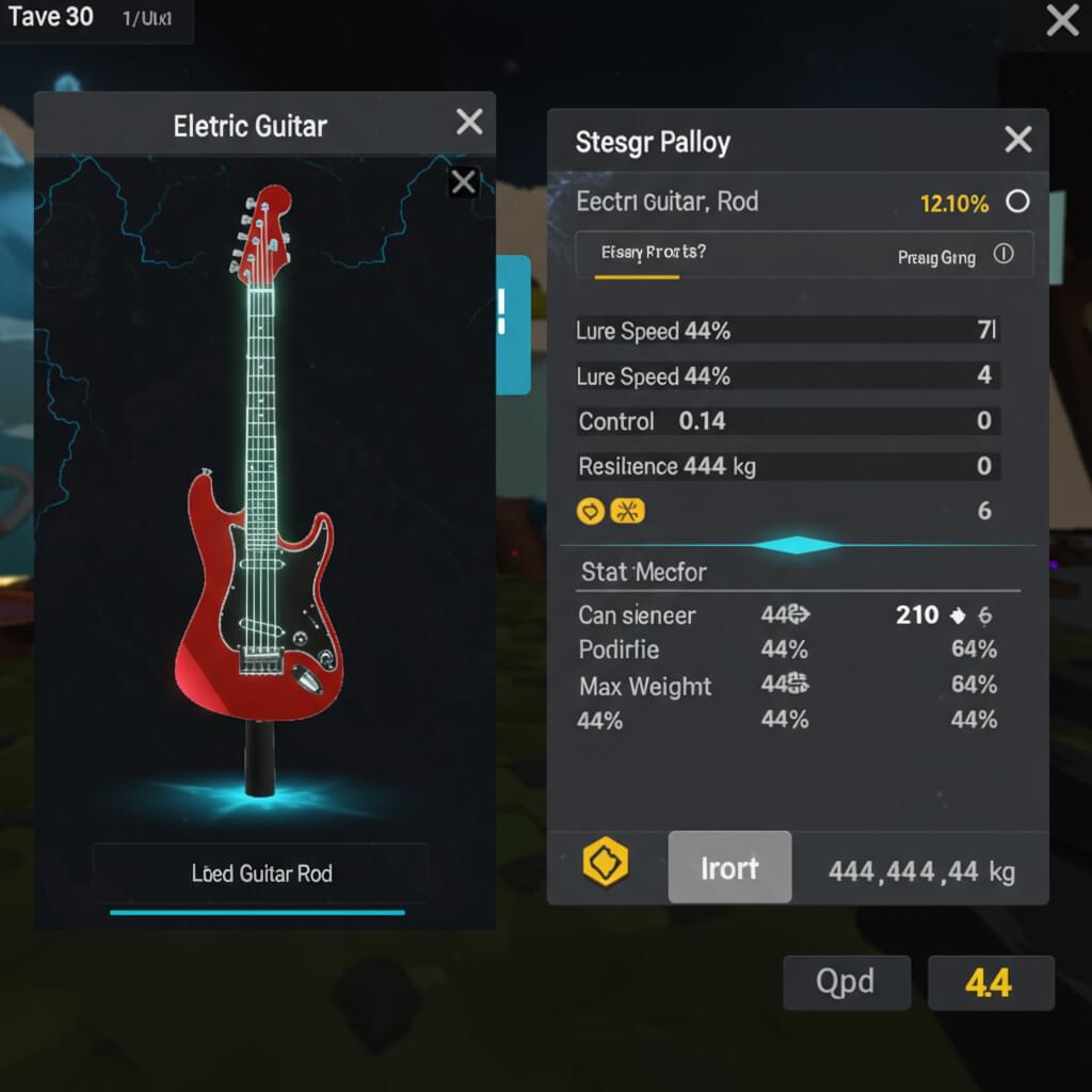 Guitar Rod Fisch: 444% Luck + All 7 Rods (2026)